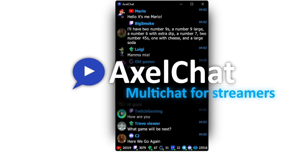 AxelChat | Multichat for streamers